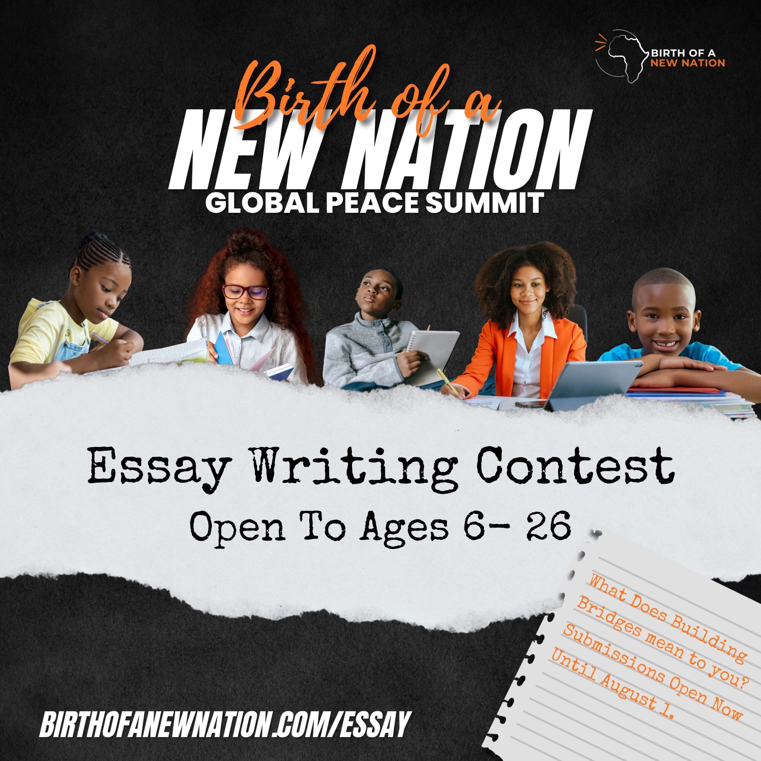 Essay Writing Contest - Birth of A New Nation